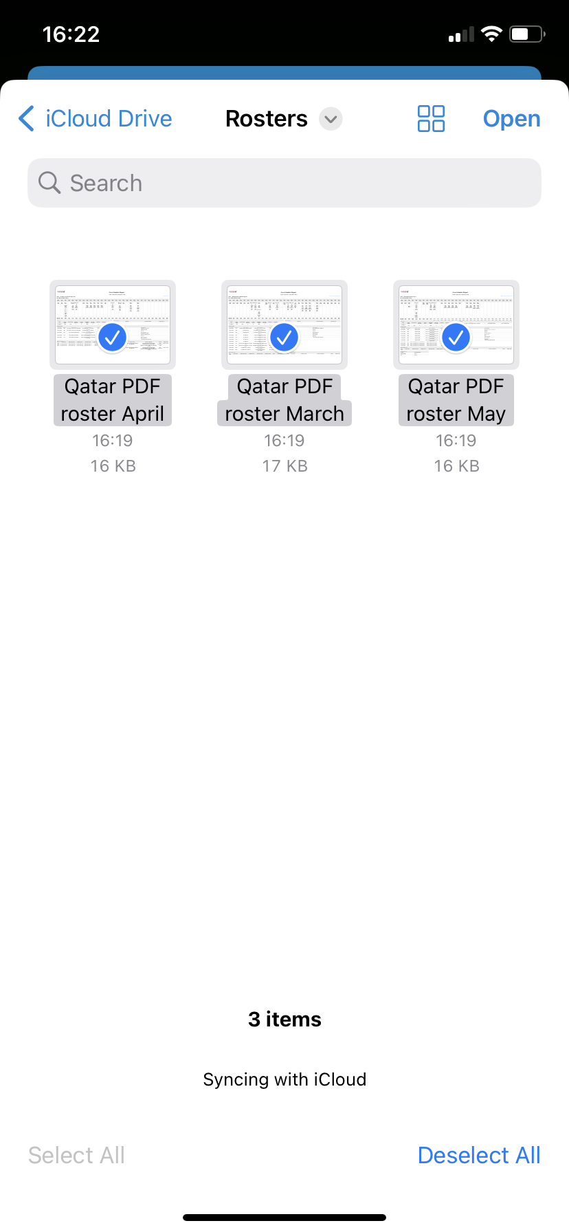 Qatar Airways Roster Import – OffBlock