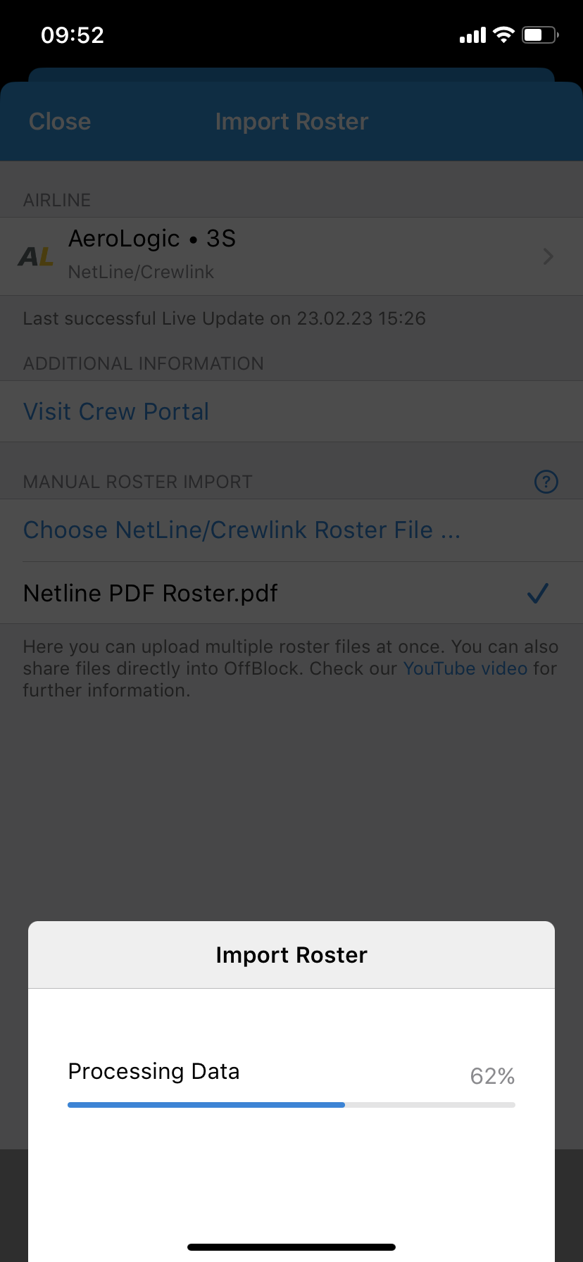 Netline Crewlink Roster Import – OffBlock